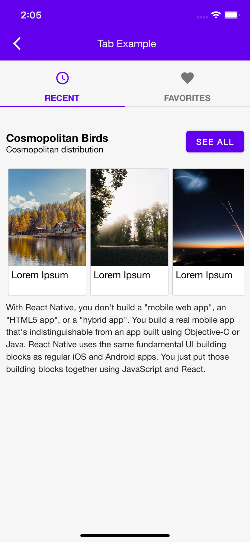 ReactXS - UIKit for Material Design 2.0 by React Native by InspireUI